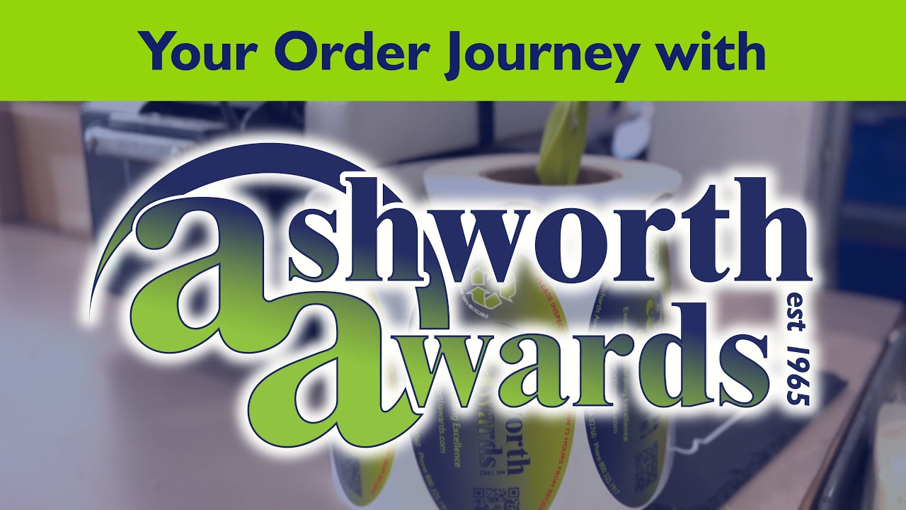 Your Order Journey with Ashworth Awards - YouTube