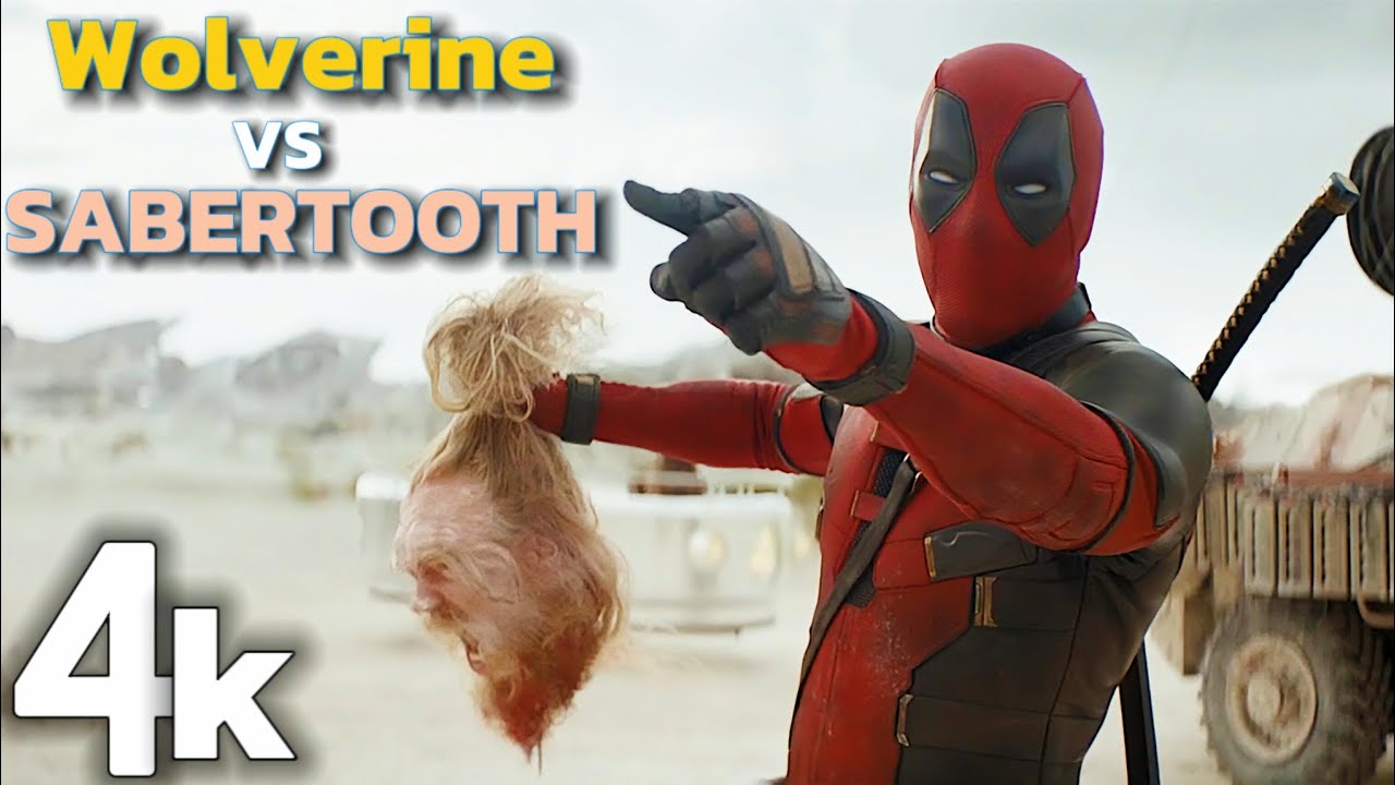 Deadpool and Wolverine _ Wolverine vs Sabretooth FULL FIGHT _ funny ...