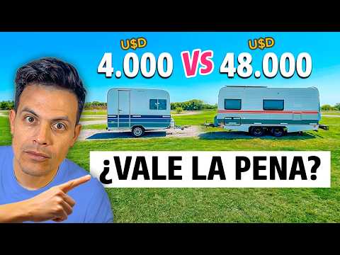 CASA RODANTE de 4.000 Vs 48.000 USD 💰 ¿Realmente vale 12 veces más?