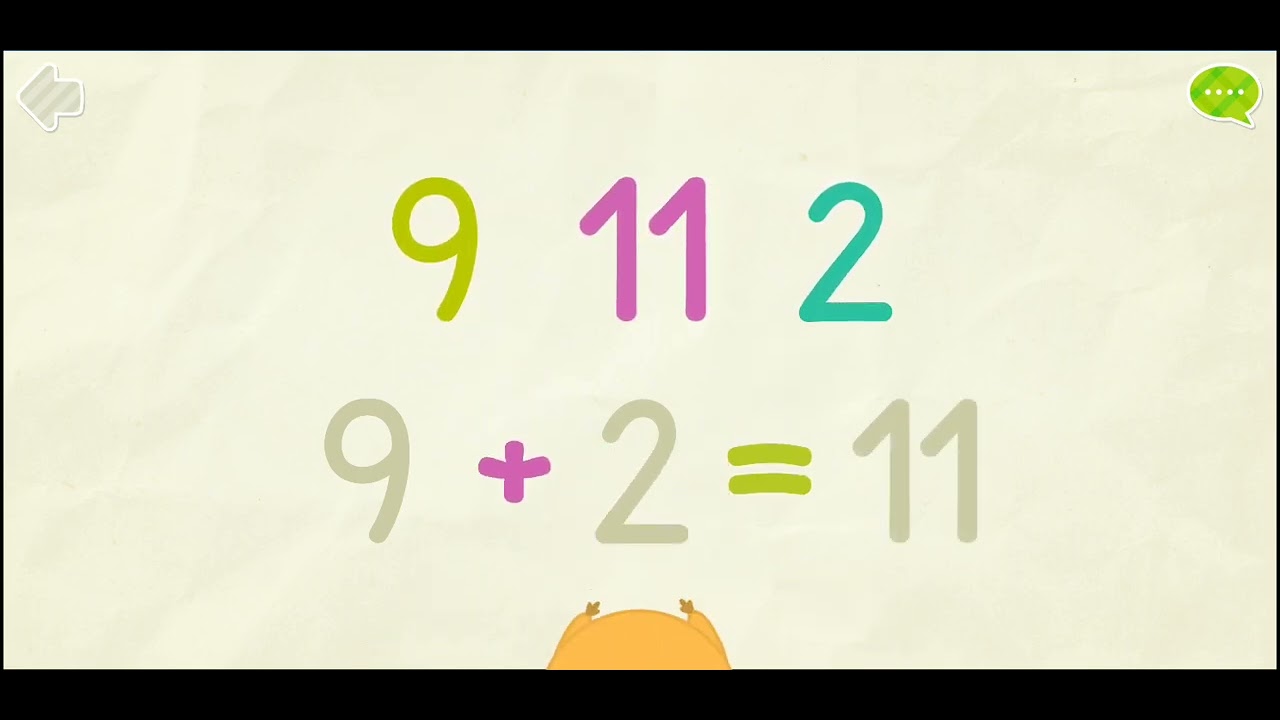 number eleven kids learning game video - YouTube