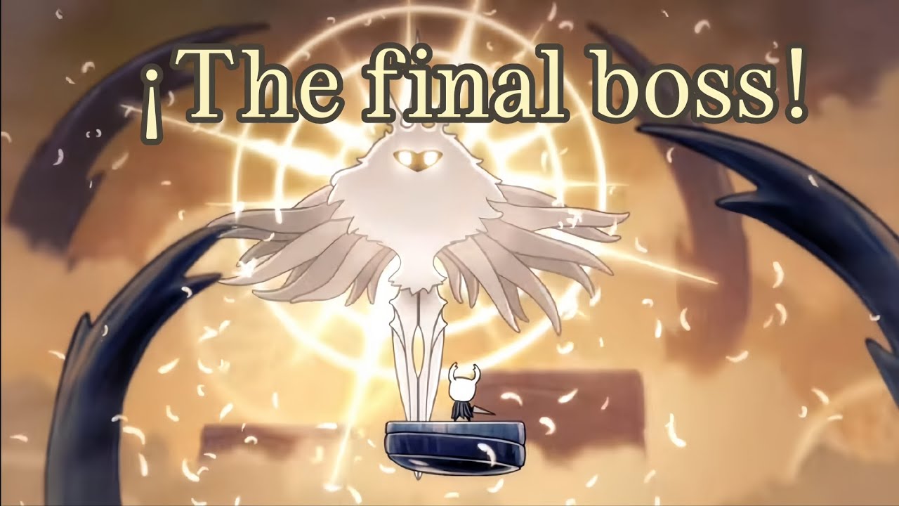 Hollow Knight y Radiance batalla completa - Final Boss Hollow Knight ...