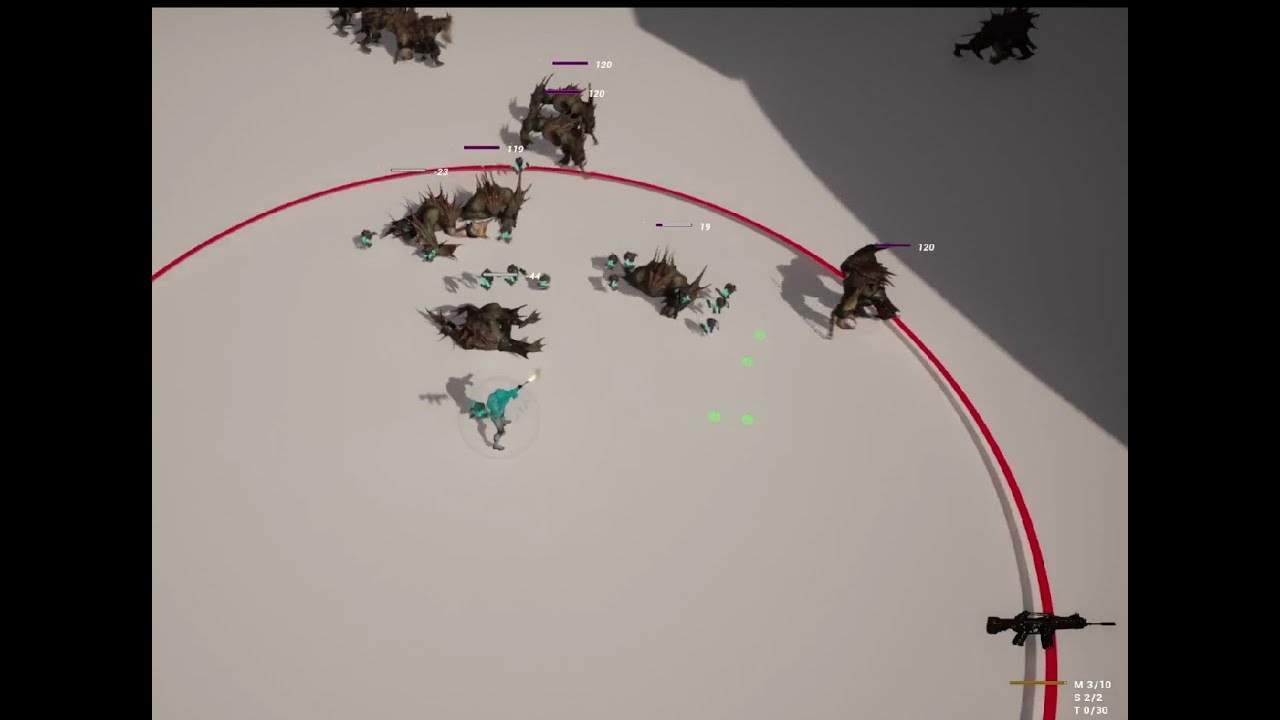 Uneal Engine 5 - V1.0.2 Gameplay of a Topdown RTS Template Plugin - YouTube