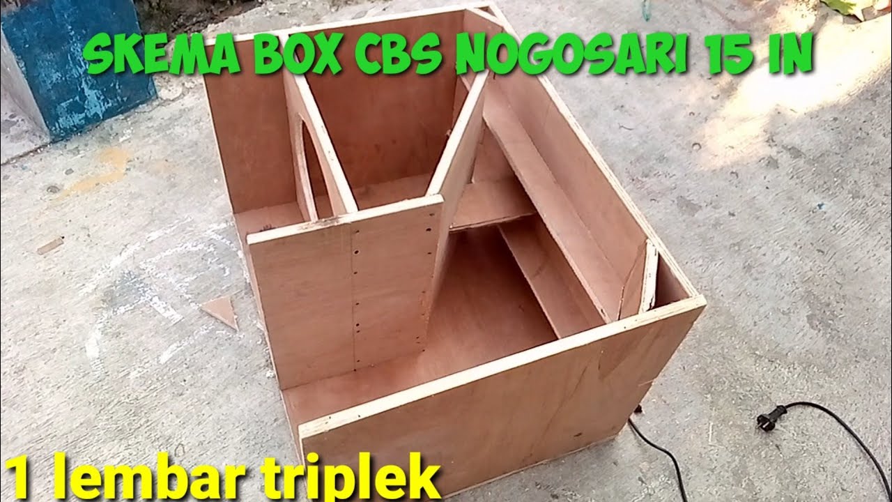 Skema box CBS nogosari 15 in. - YouTube