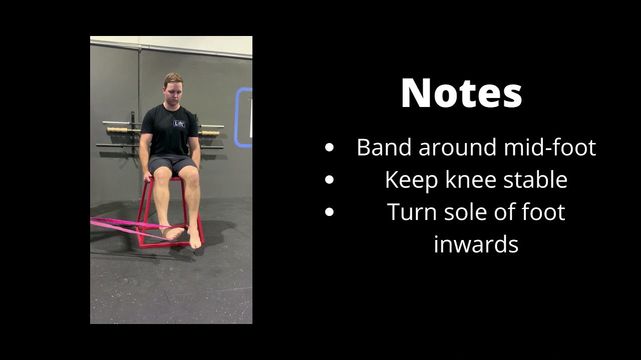 Banded Ankle Inversion - YouTube