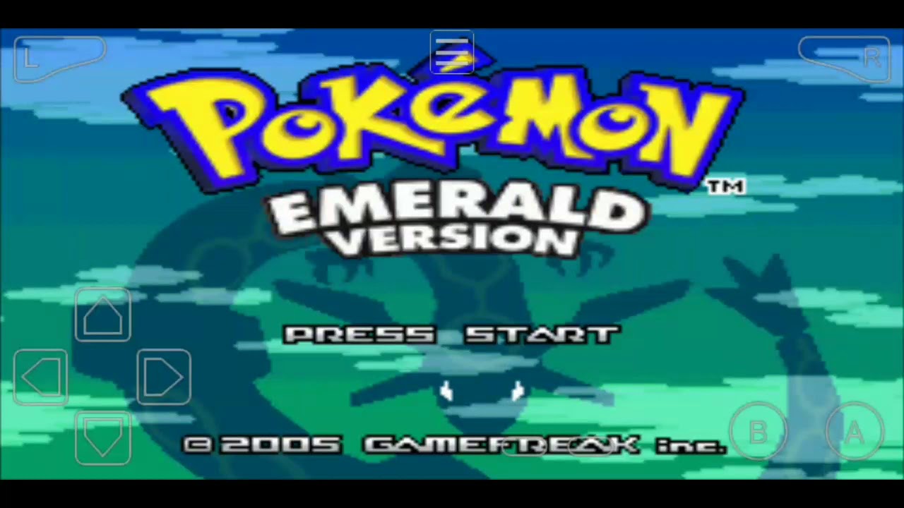 Pokémon Emerald Version part 1 GBA GamePlay - YouTube