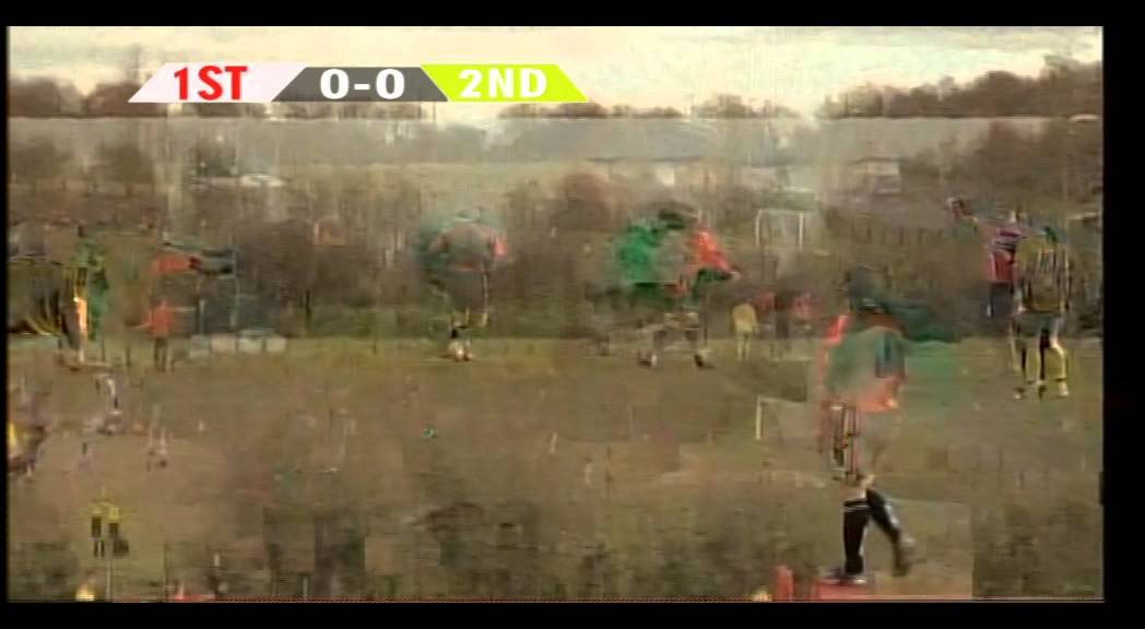 Multi-camera outside broadcast of football match with studio anchor ...