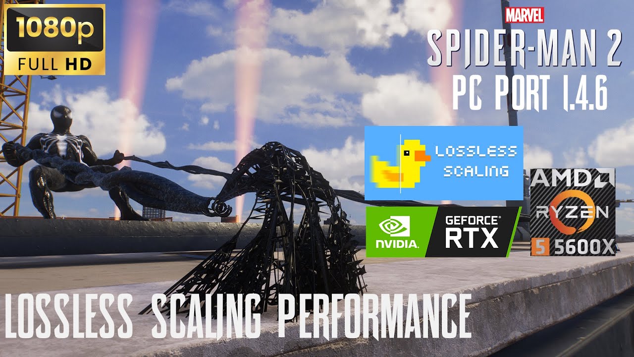 MARVEL SPIDER MAN 2 PC PORT v1.4.6 | LOSSLESS SCALING PERFORMANCE ...