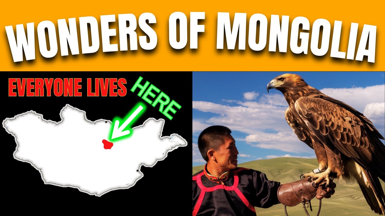 Why 99.7% is Empty? Wonders of Mongolia, Captivating Curiosities & Jaw-Dropping Sights 🎥 4K 🇲🇳 ...