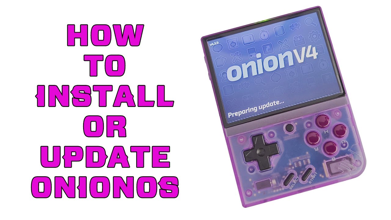 How To Install OnionOS on Miyoo Mini Plus - YouTube