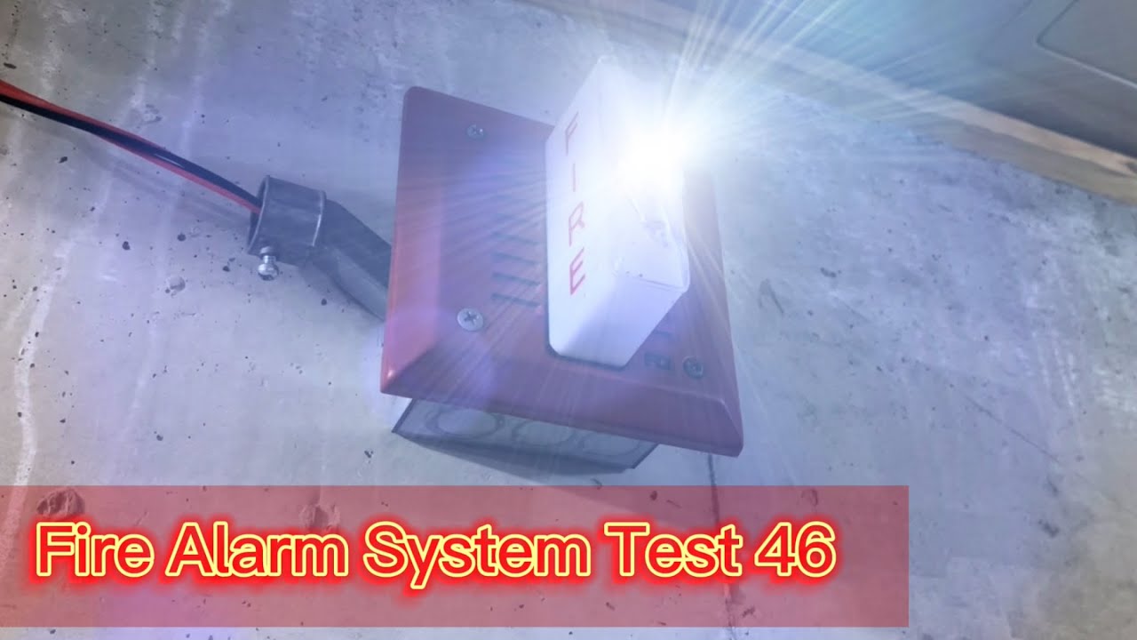 Fire Alarm System Test 46 - YouTube