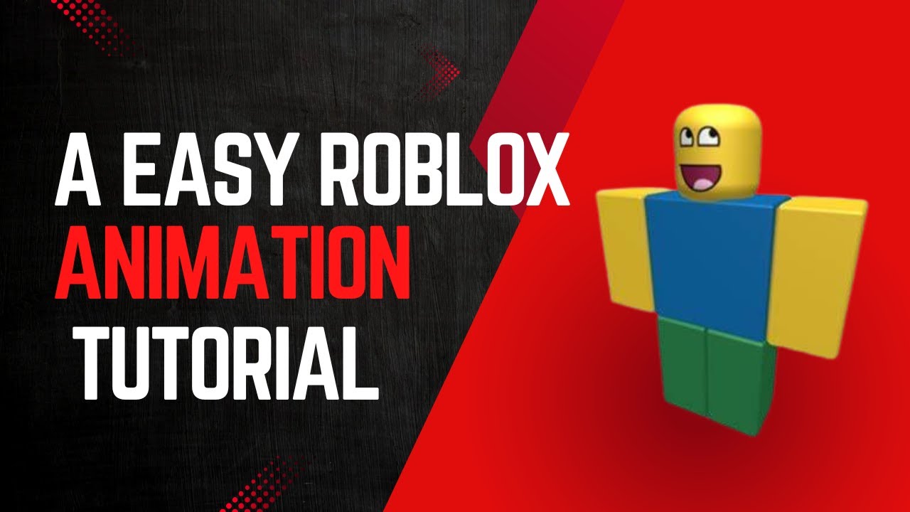 easy ROBLOX running animation tutorial - YouTube