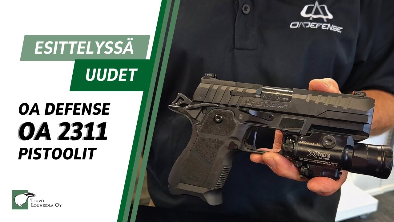 Esittelyssä uudet OA Defensen OA2311 Pistoolit - YouTube