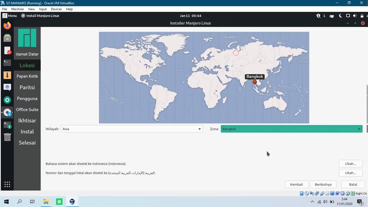 TUTORIAL INSTALL MANJARO OS DI VIRTUALBOX - YouTube