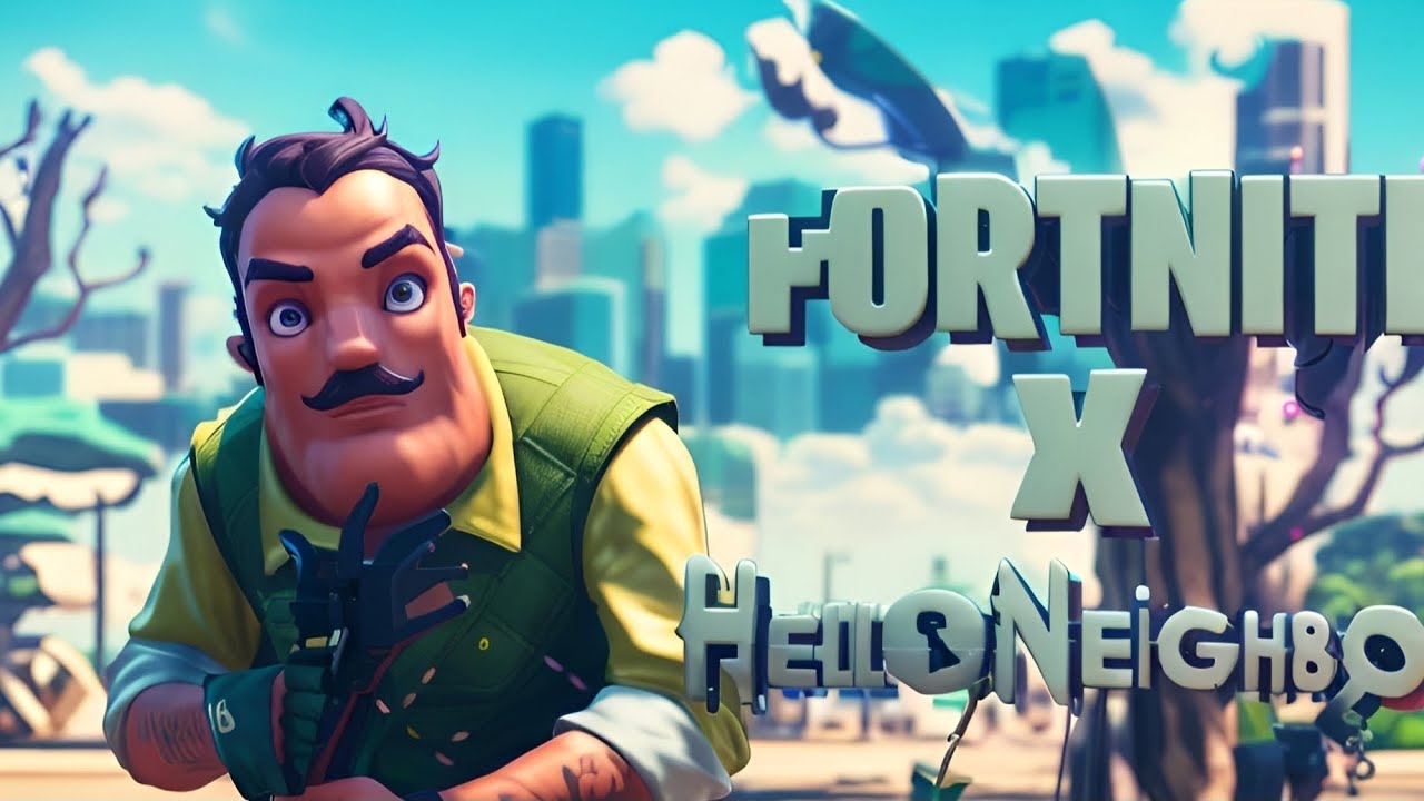 On joue à Hello Neighbor, enfin presque.... (fortnite) - YouTube