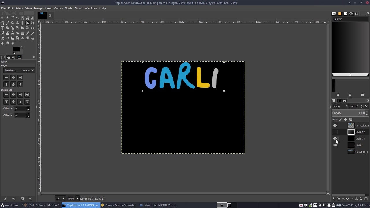 ArcoLinux : 1243 let us give carli its own bootup welcome screen - YouTube