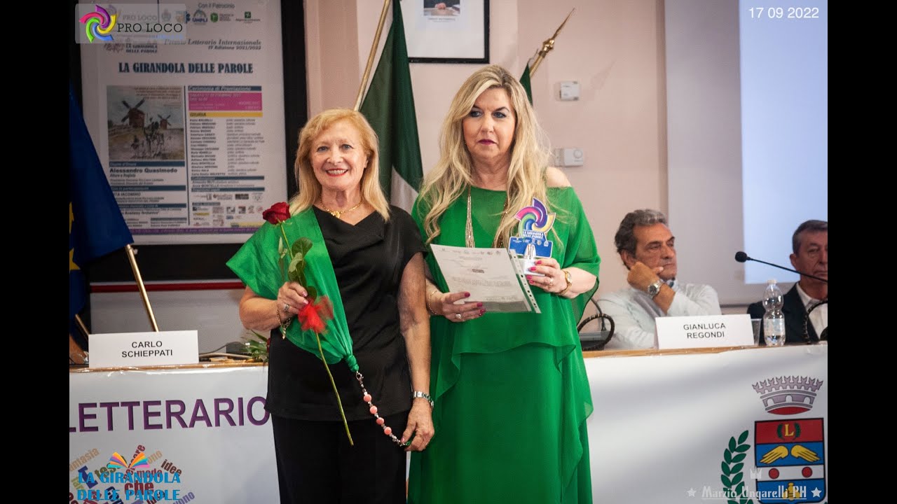 Maria Grazia FRANCESCHETTI premiata a La Girandola delle Parole IV ...