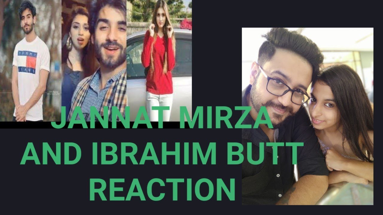 Indian Reaction on Ibrahim Butt and Jannat Mirza - YouTube