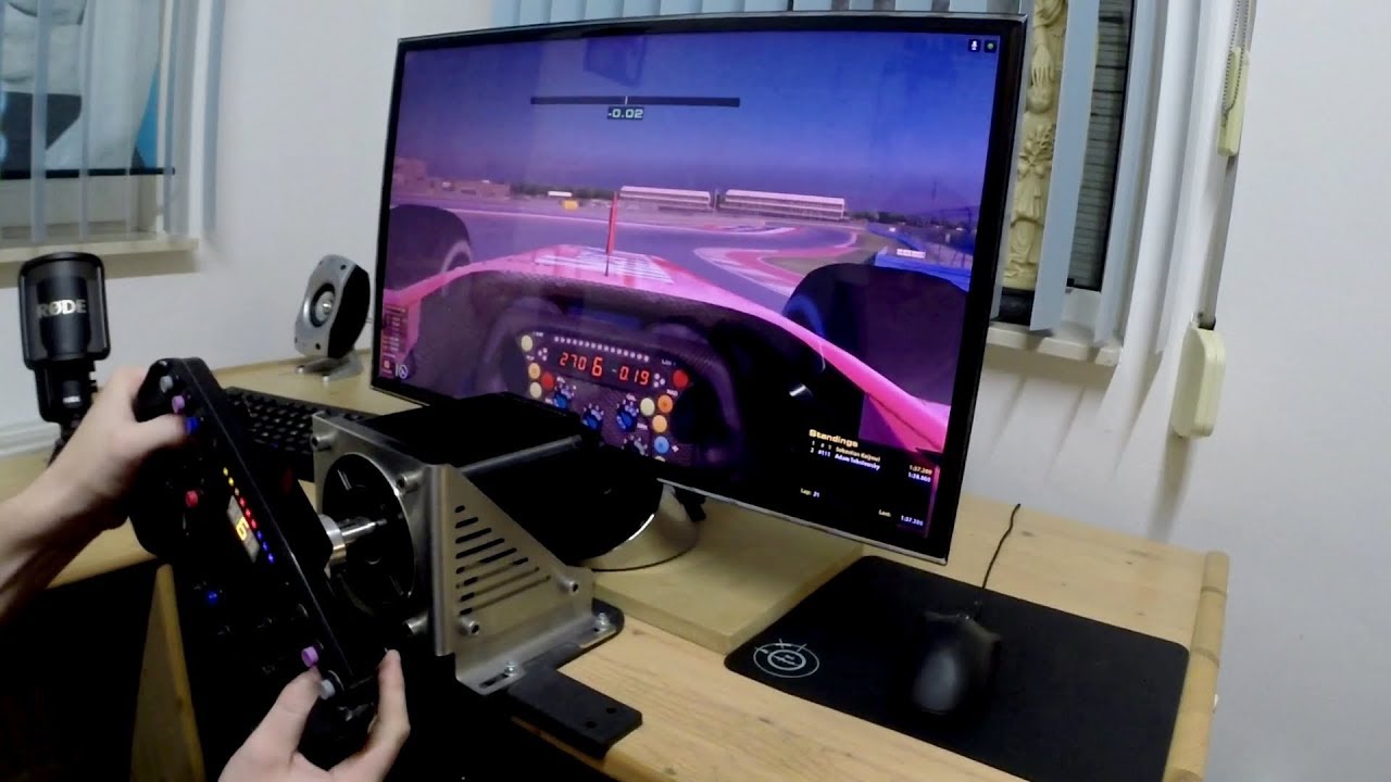 iRacing Simucube Direct Drive FFB Wheel F1 Williams FW31 @ COTA - YouTube