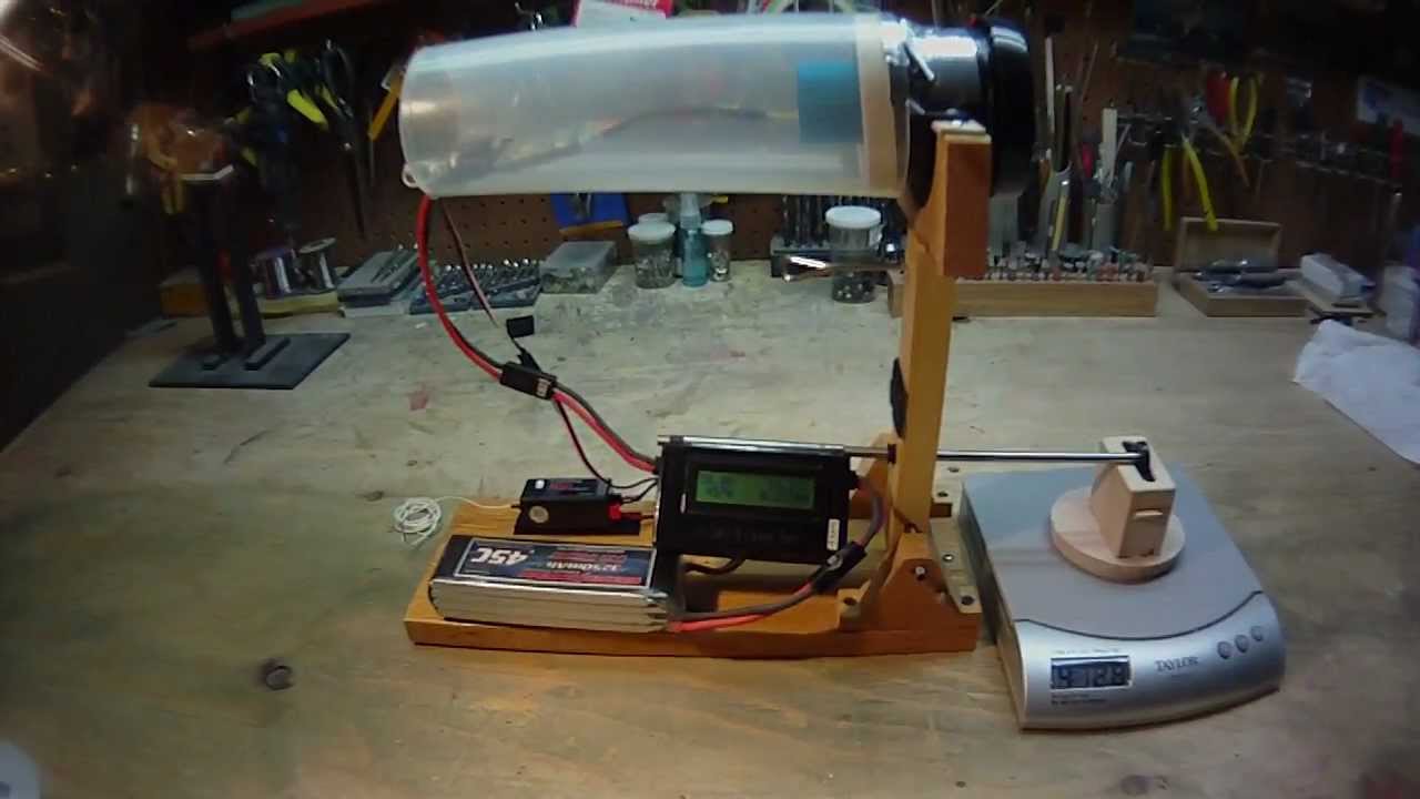 Motor EDF test bench......... - YouTube