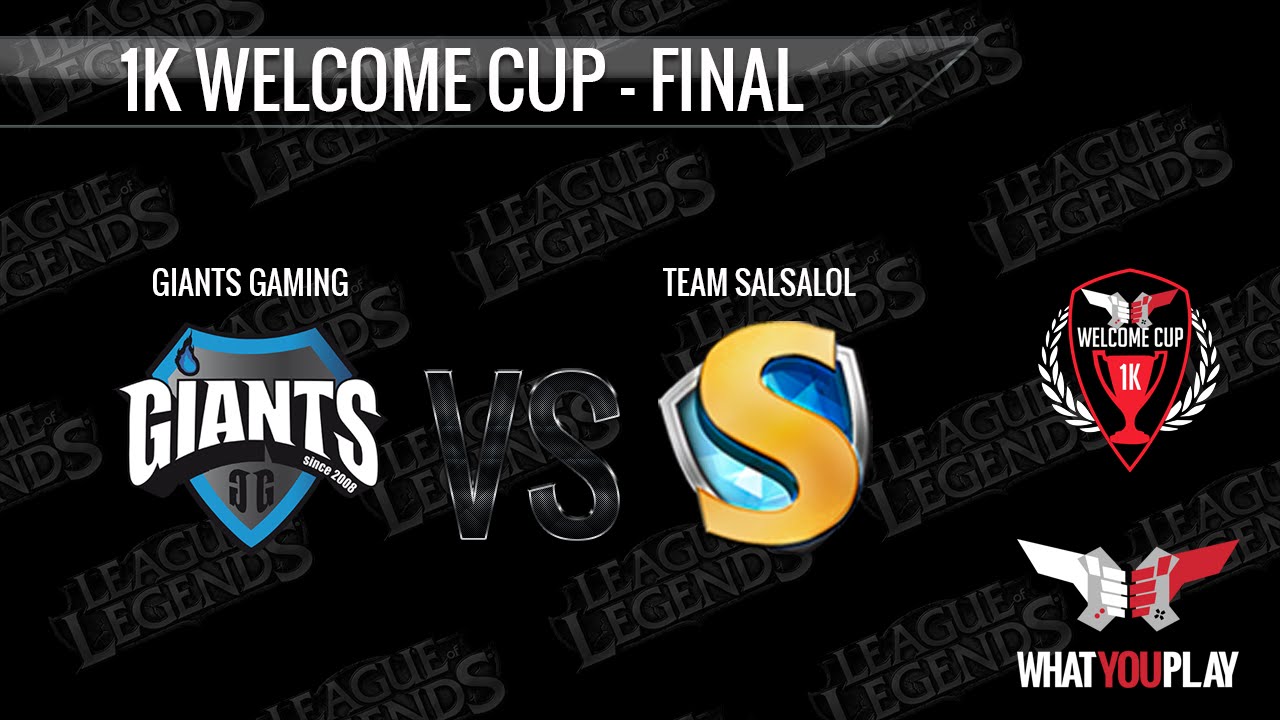 GIANTS GAMING VS TEAM SALSALOL - 1K WELCOME CUP League of Legends ...