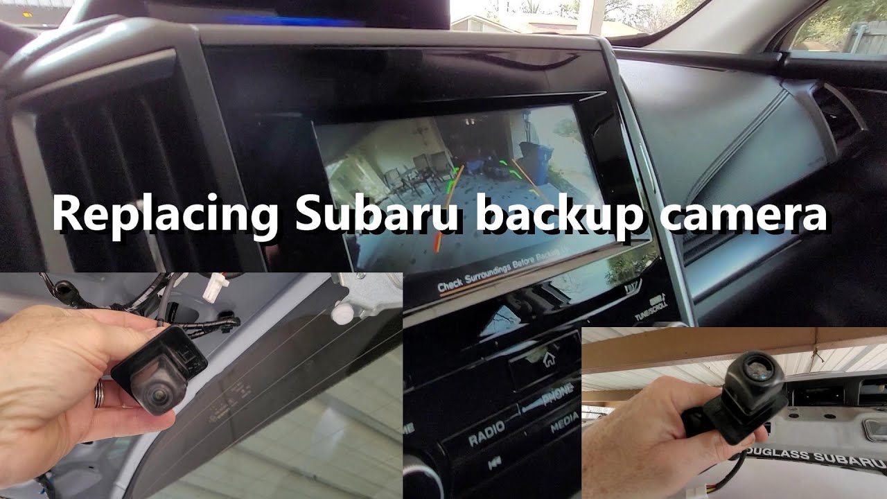 Replacing a Subaru backup camera - YouTube
