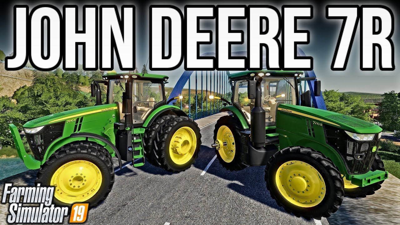 NEW MODS FS19! JOHN DEERE 7R US SERIES! | FARMING SIMULATOR 19 - YouTube