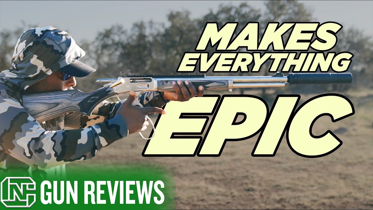 Why Lever Action Guns Make Everything Epic - Marlin 1895 - YouTube