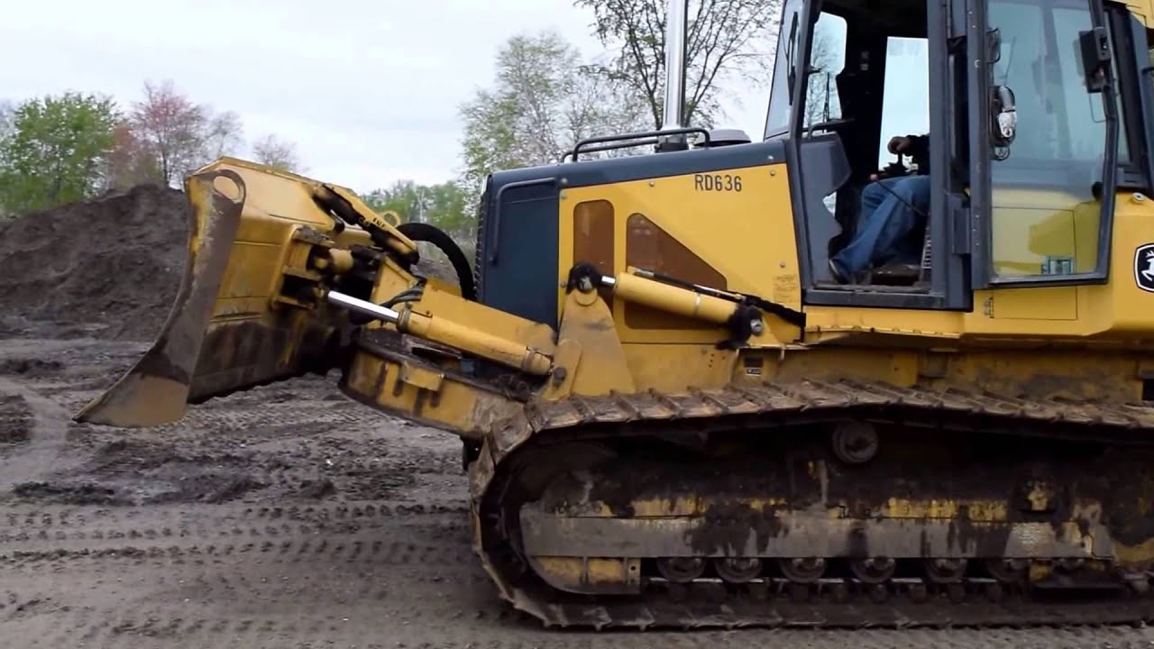 2007 John Deere 700J LGP Crawler Dozer - YouTube