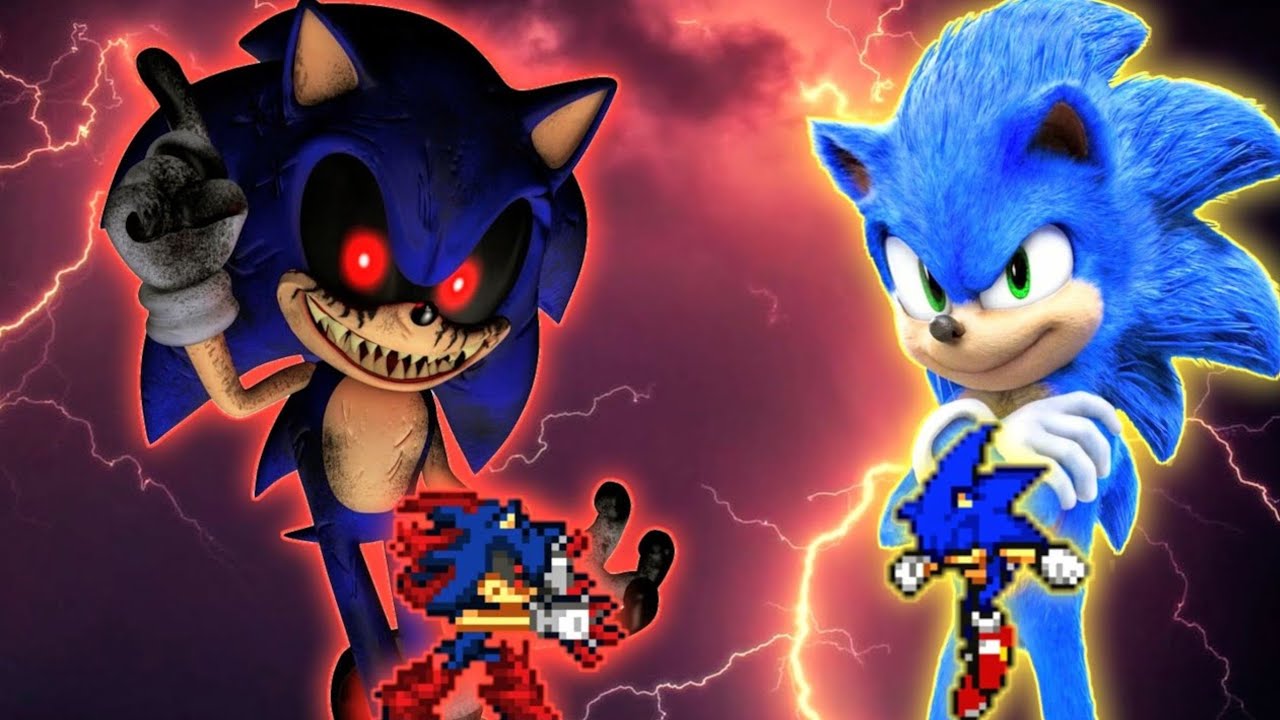 Sonic.exe OP(All Form)(New) VS Sonic Chaos RN OP in Jump Force Mugen ...