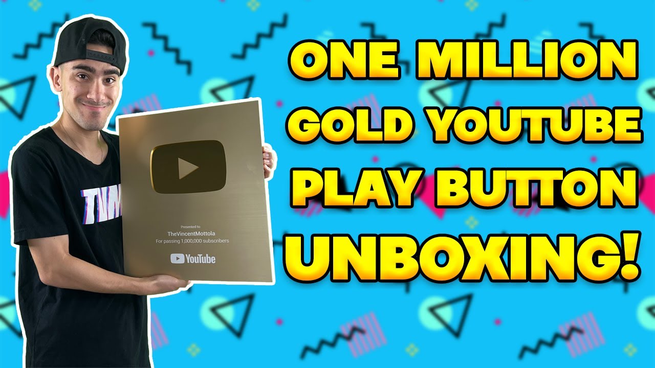 1 MILLION YOUTUBE PLAY BUTTON UNBOXING! - YouTube