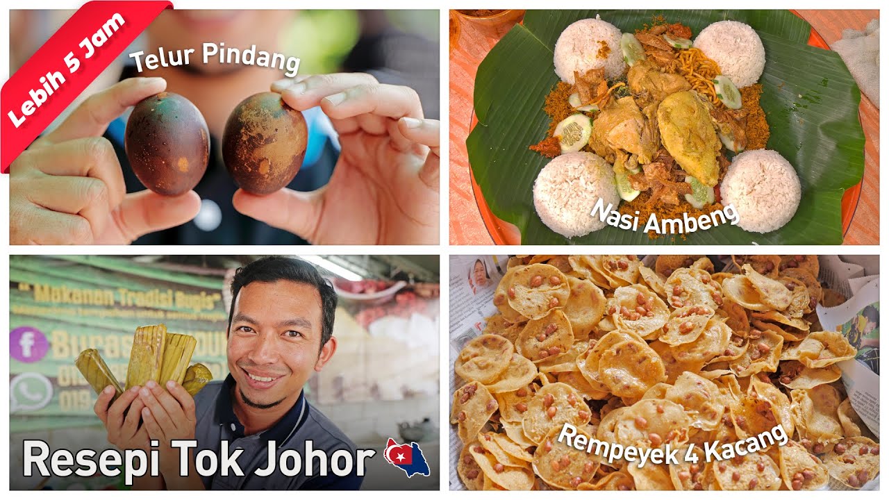14 Makanan Warisan Johor | Marathon Resepi Tok Johor - YouTube