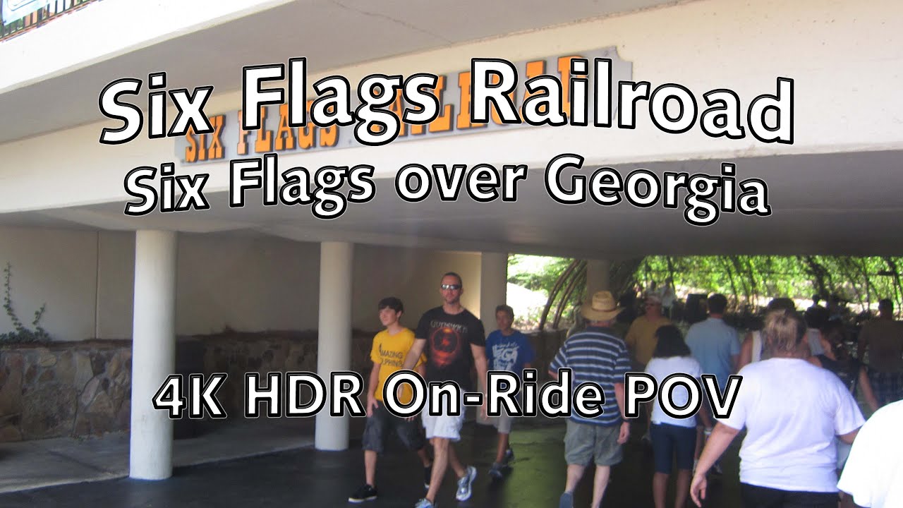Six Flags Railroad at Six Flags over Georgia | 4K HDR On-Ride POV - YouTube
