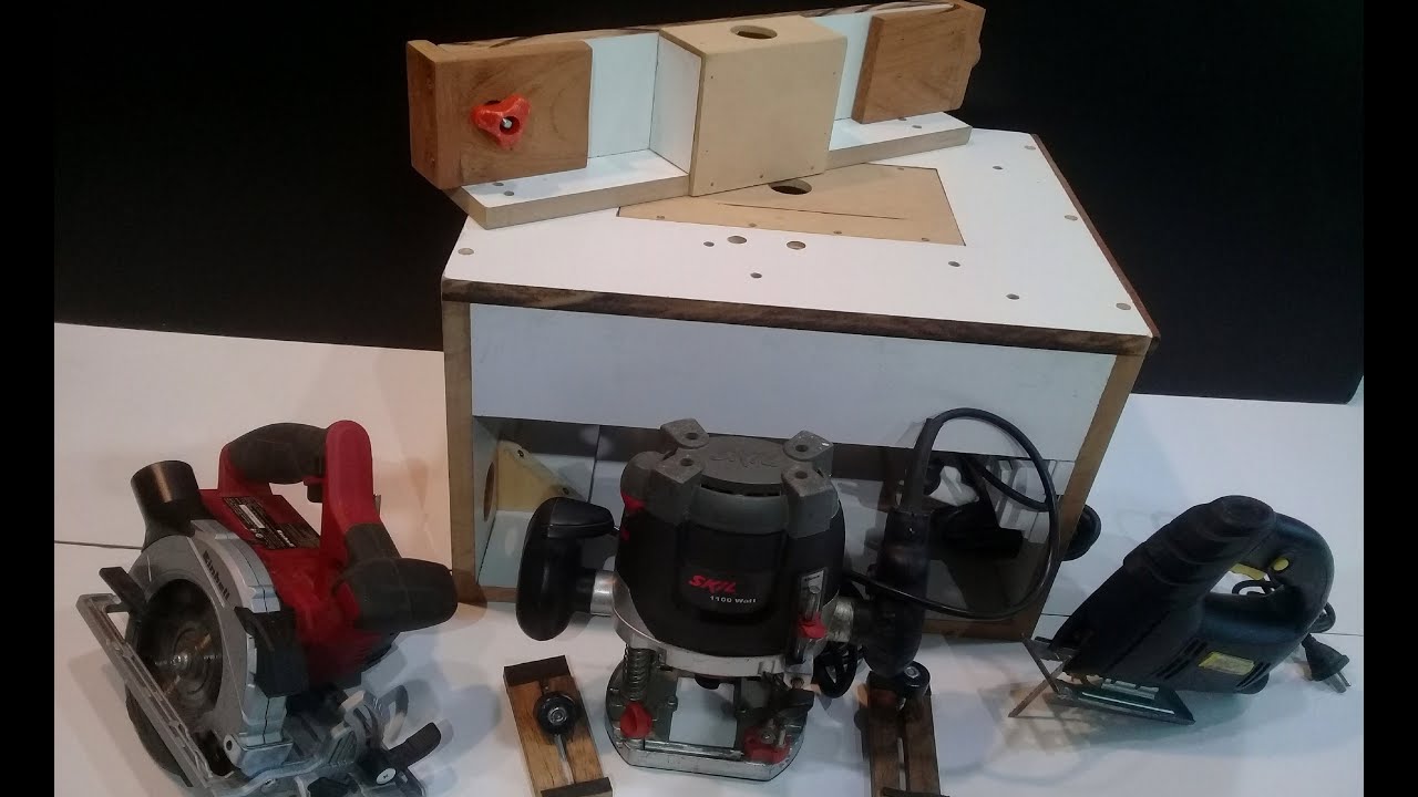 COMO HACER MESA PARA ROUTER - MULTIFUNCIONAL / Juan Carlos Aquila - YouTube