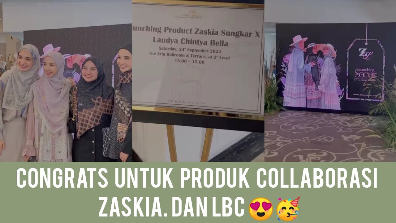 Congrats untuk produk collaborasi Zaskia dan LCB - YouTube