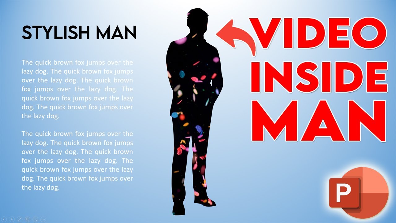 How to Make Stunning Video Poster in PowerPoint - YouTube