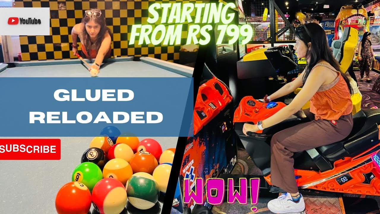 Glued Reloaded | All about Gaming | Bowling | Must visit place in Noida ...