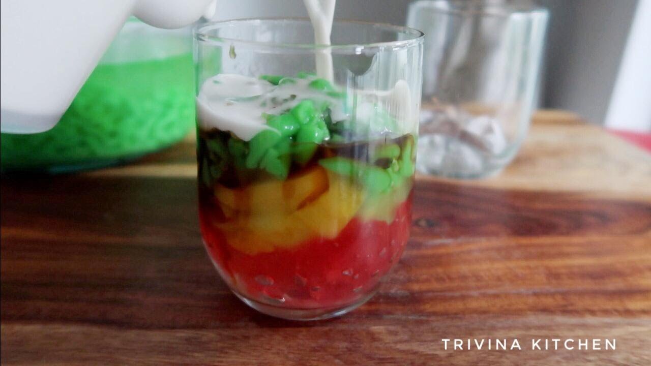 Bikin Es Cendol Sagu Mutiara | Tips Cendol Lembut dan Kenyal - YouTube