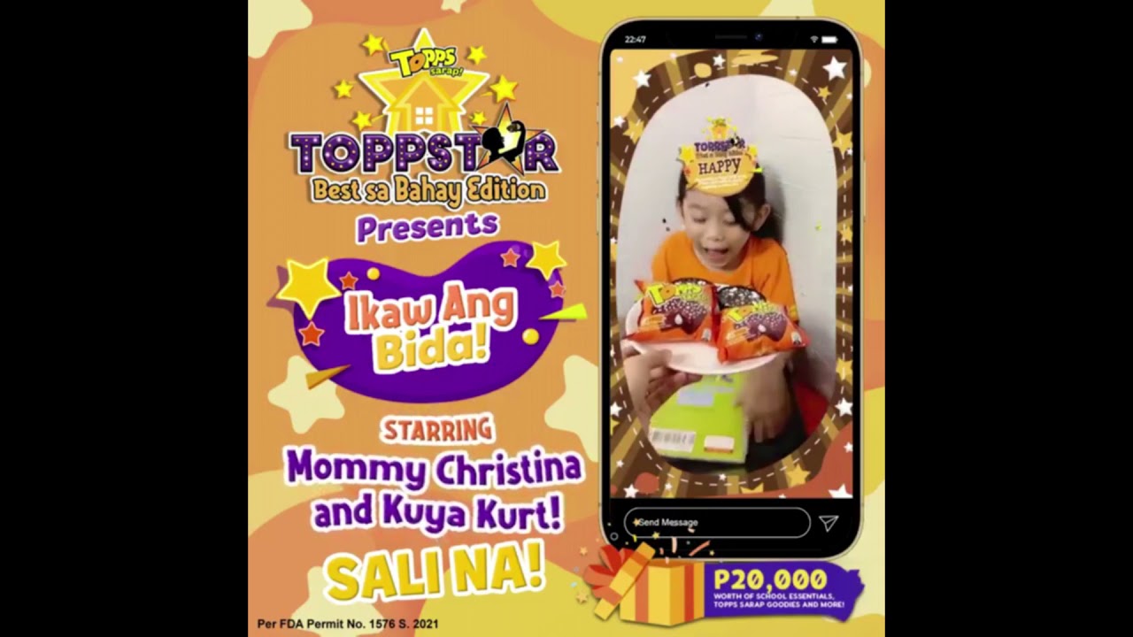 Topps Sarap Toppstar Best Sa Bahay Edition Ikaw Ang Bida Challenge ...