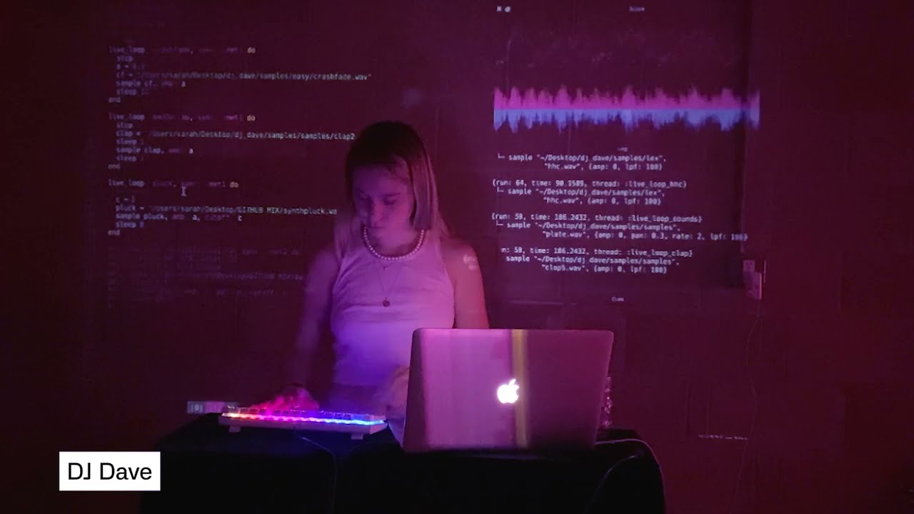 Opening Performance: Livecoded original set - GitHub Universe 2021 - YouTube