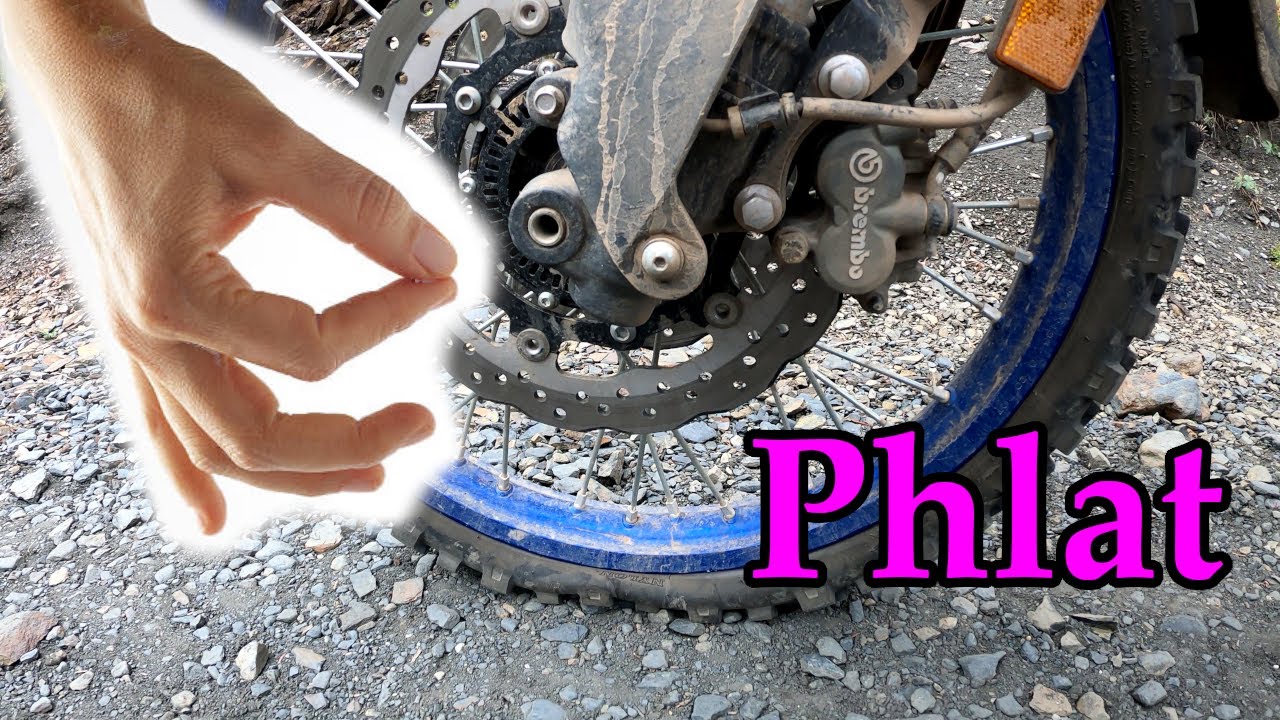 Downhill pinch flat - YouTube