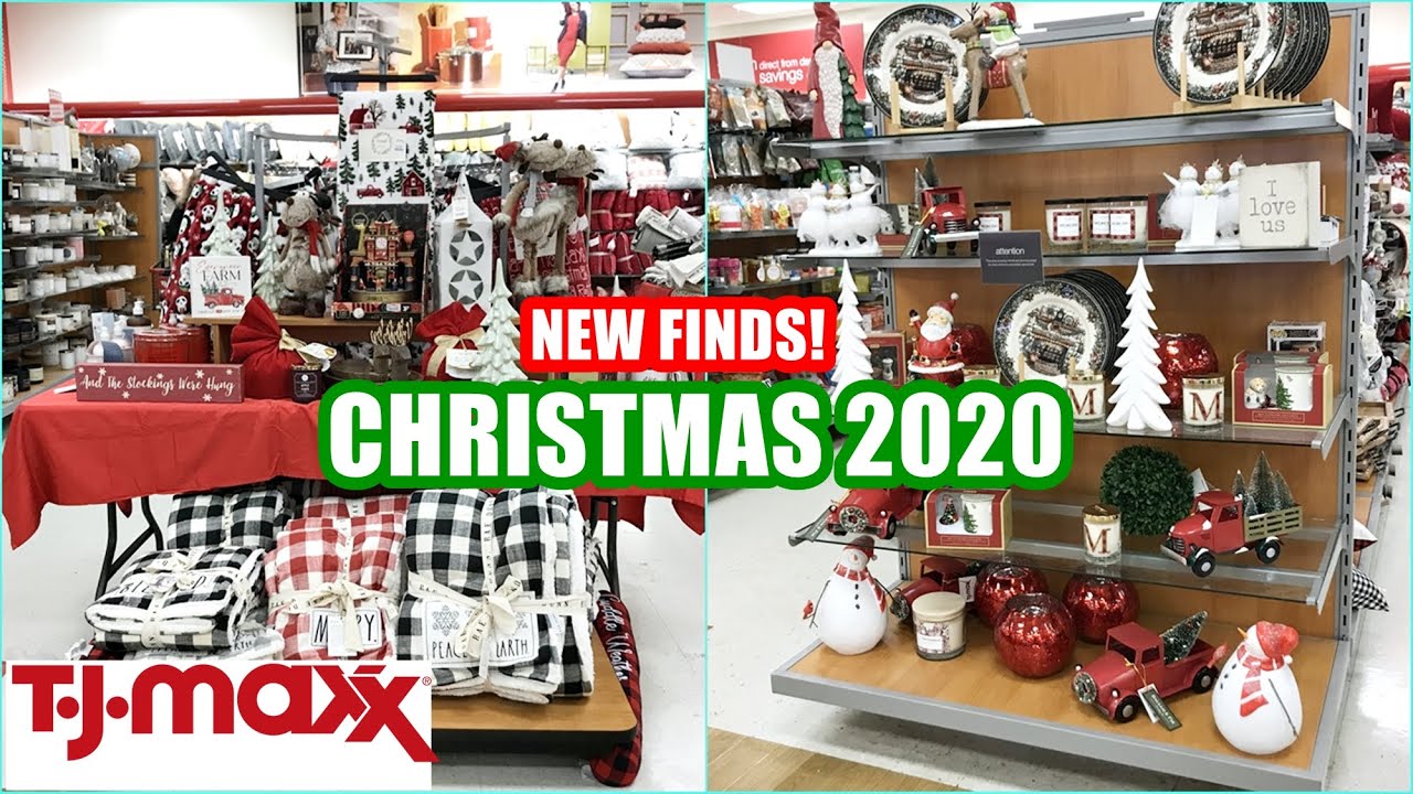 NEW FINDS! TJ MAXX CHRISTMAS 2020 Shop with me CHRISTMAS DECOR ...