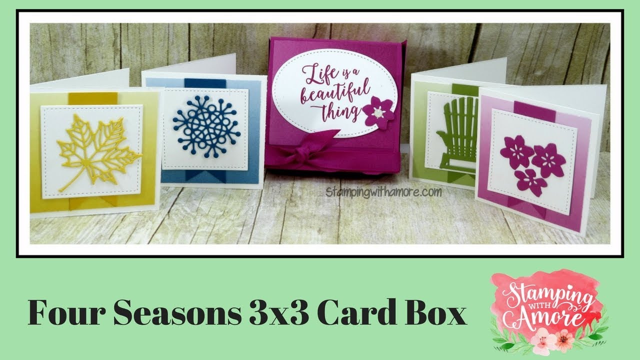 Four Seasons 3 x 3 Card Box - YouTube
