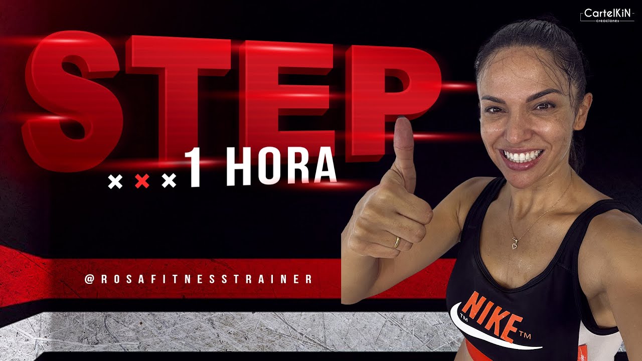 Rutina STEP Quemagrasa | Super Cardio 1 Hora | | Completa 4 - YouTube