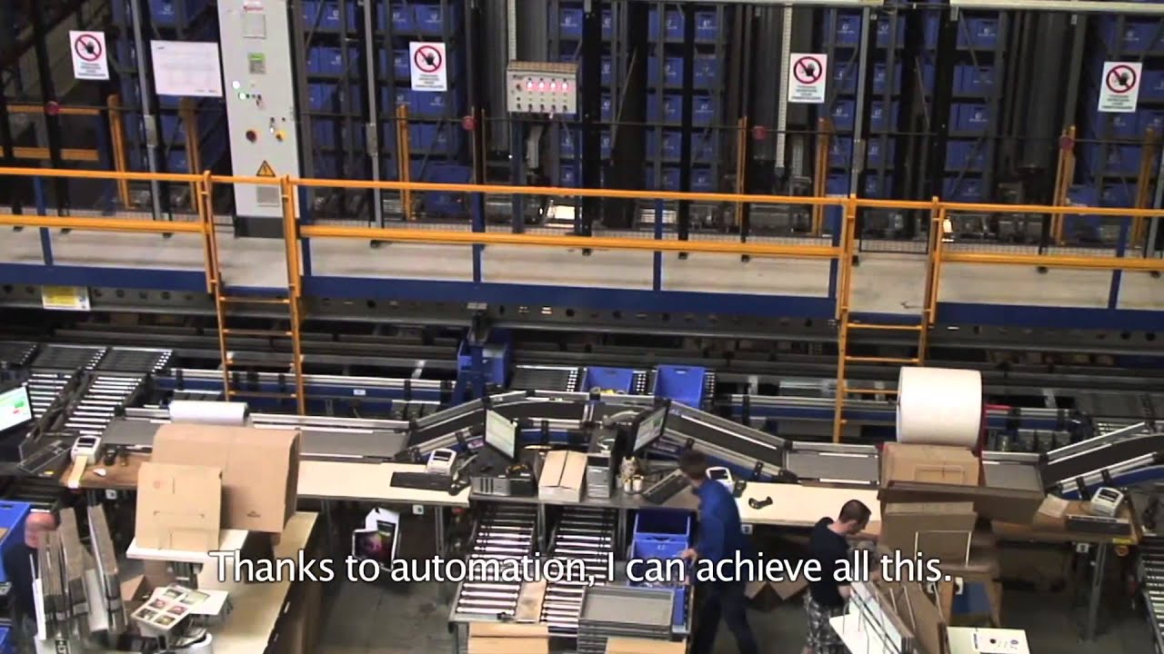 Integrated order picking at Highlite International by Dematic NV (formerly Egemin Automation ...