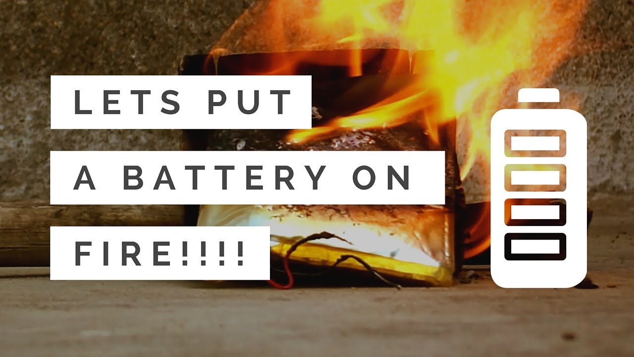 Let's Put a Battery on Fire | It Burns like a Fuel - YouTube