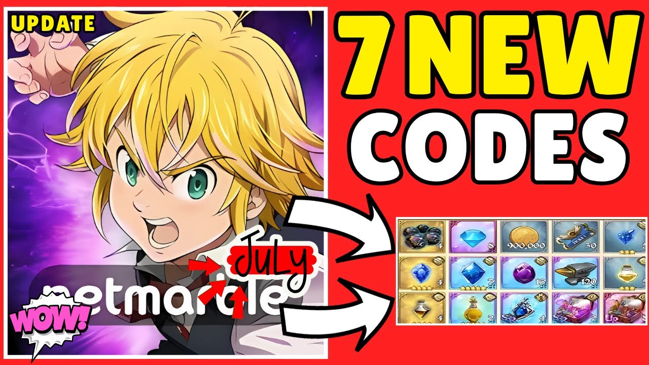 💥July Codes💥7DS Grand Cross Codes | Seven Deadly Sins: Grand Cross ...