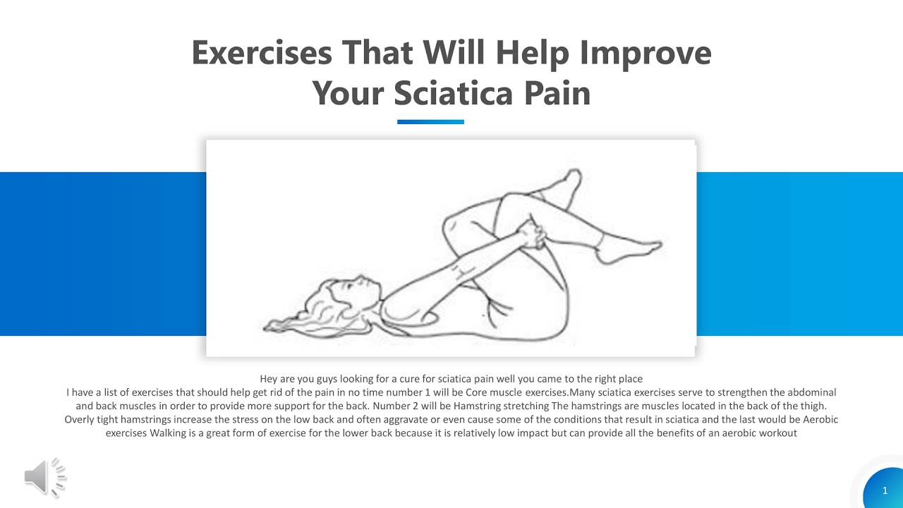 Top 3 Exercises To Relieve Sciatica - YouTube