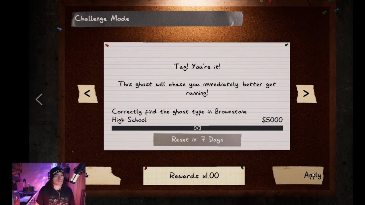 Phasmophobia: Thirtieth Case: Weekly Challenge Tag You're it! - YouTube