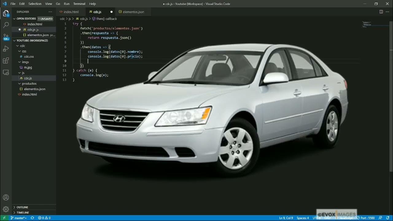 Carrito de compras (HTML, CSS, JavaScript Vanilla y JSON) - pt 2/3 - YouTube