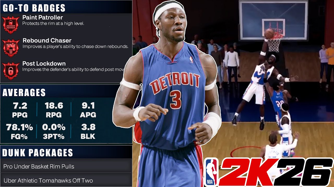 THIS 6'9 BEN WALLACE BUILD BLOCKS EVERY SHOT on NBA 2K26! - YouTube